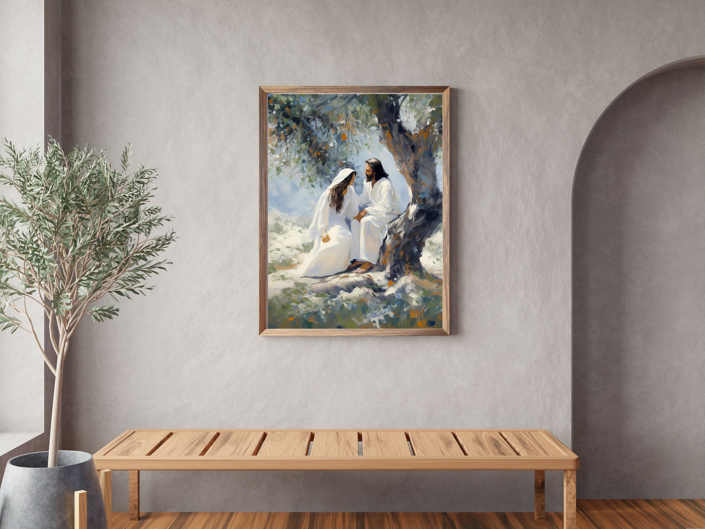 Abide With Me | Digital Download | Faith-Inspired AI Art – Modern Grace ...