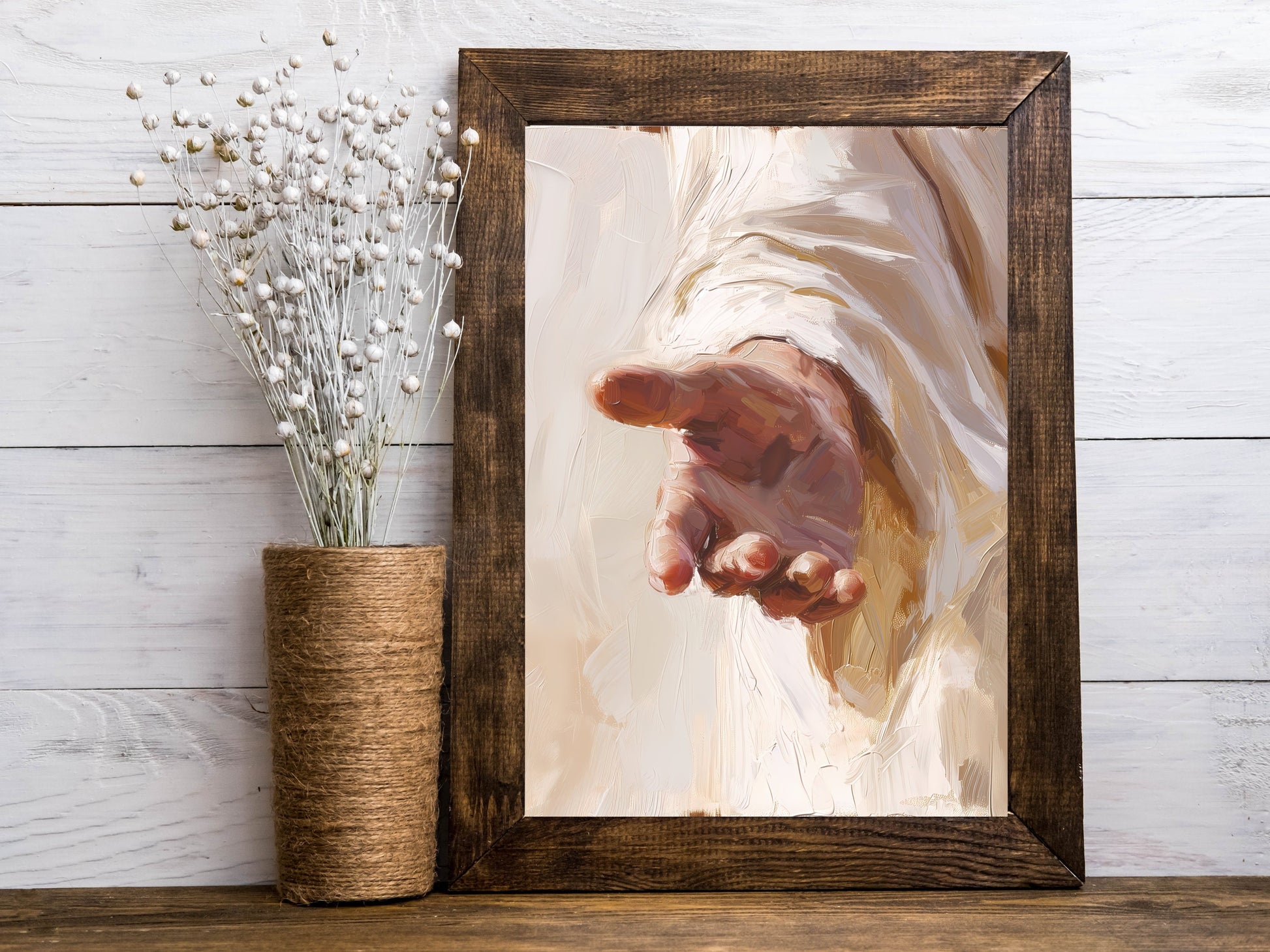 Graven on His Palms | Digital Download | Faith-Inspired AI Art – Modern ...