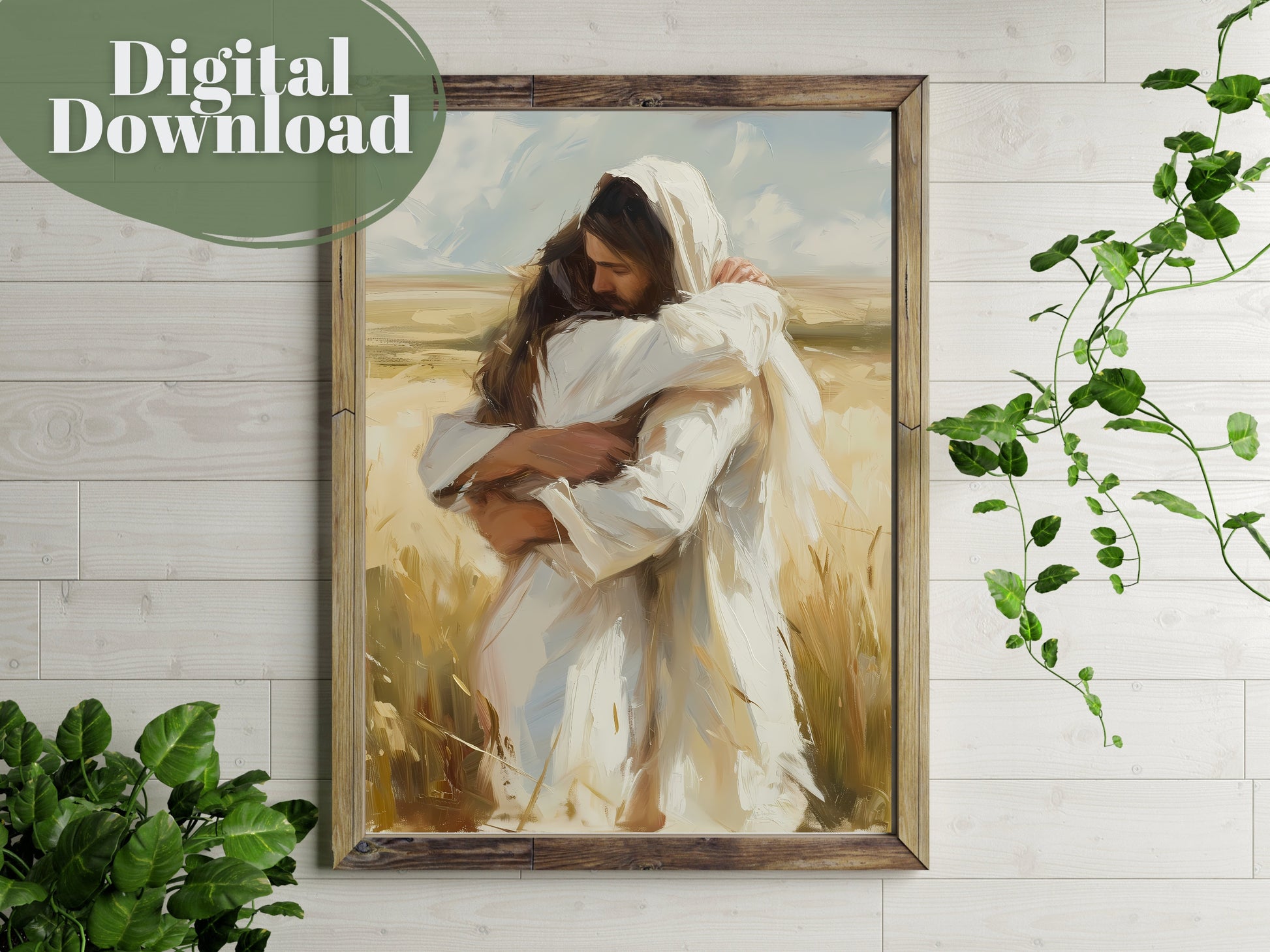 Arms Of Mercy | Premium Digital Download | Faith-Inspired Art – Modern ...
