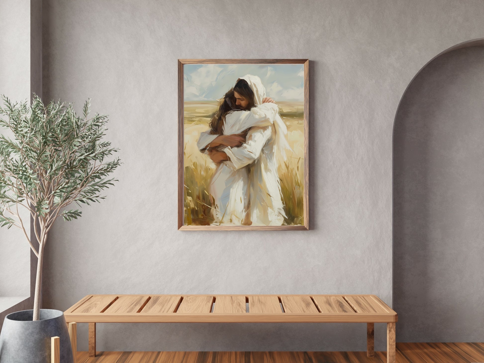 Arms Of Mercy | Premium Digital Download | Faith-Inspired Art – Modern ...